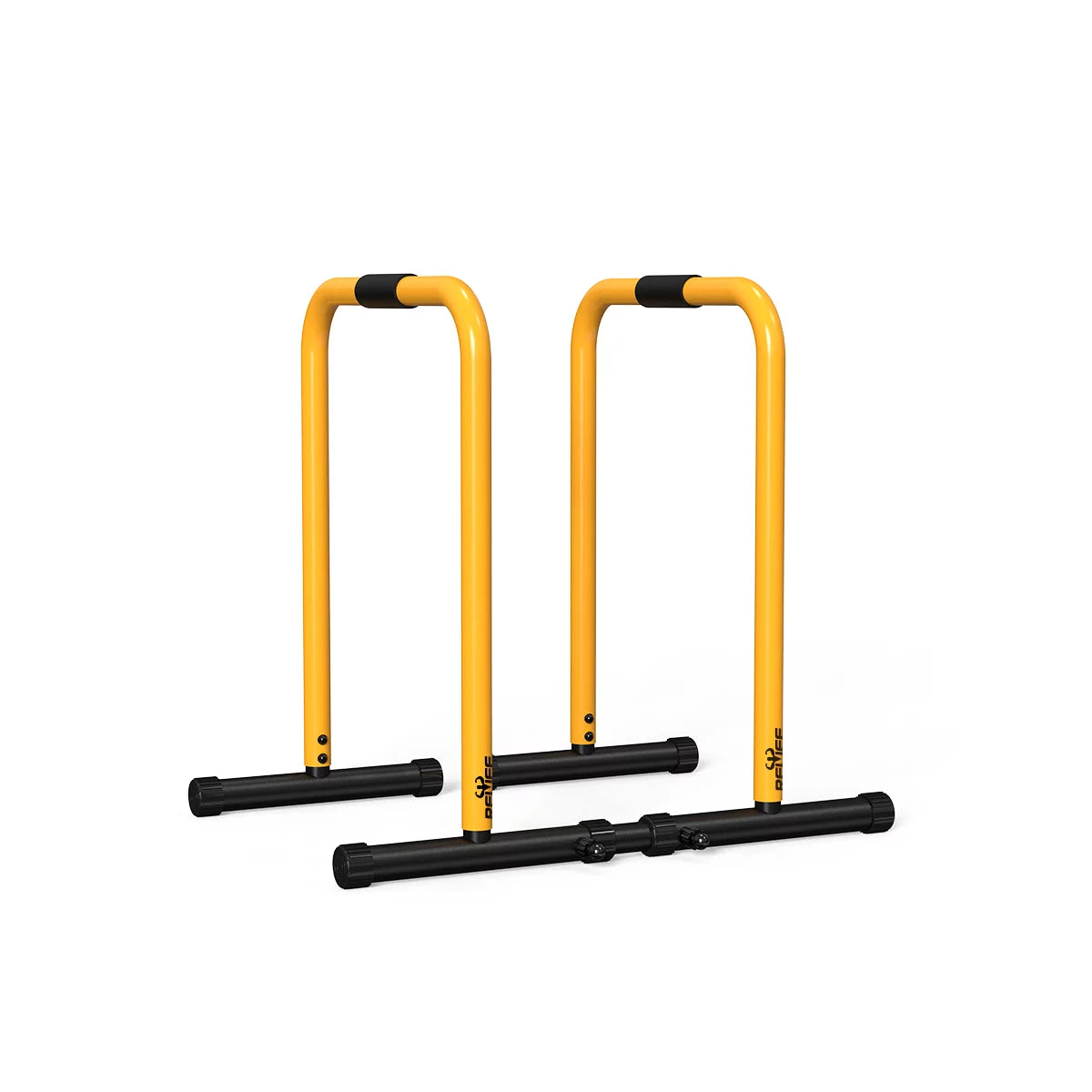 Adjustable Parallette Dip Bar Station Fitness Workout Dip Stand Statio